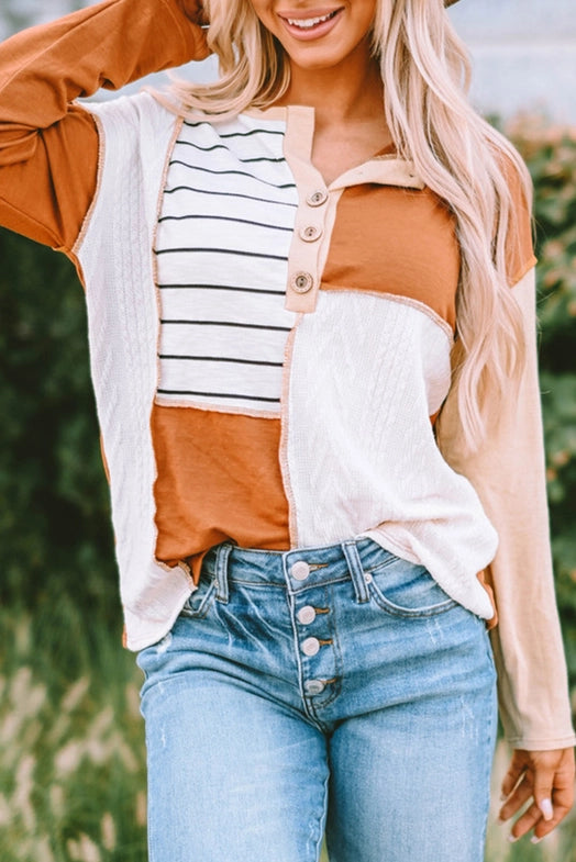 Long Sleeve Henley – Lucy & Marie
